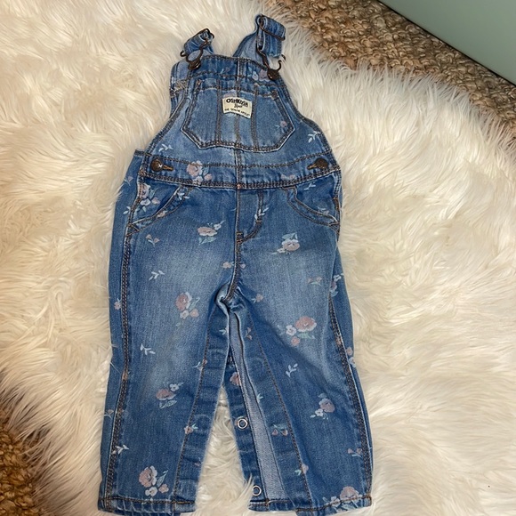 OshKosh B'gosh | Bottoms | Oshkosh Flower Overalls | Poshmark